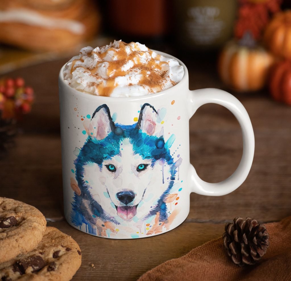 Siberian Husky coffee mug
